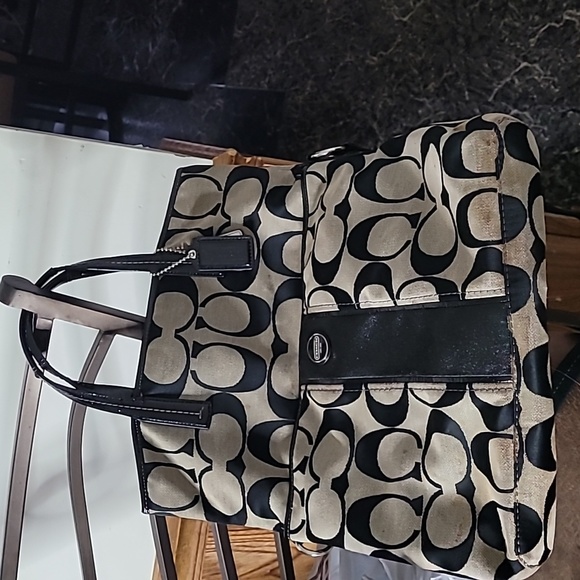 Coach | Bags | Coach Signature Fold Over Tote | Poshmark